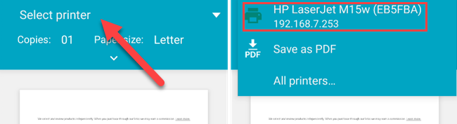 How to Print From an Android Phone