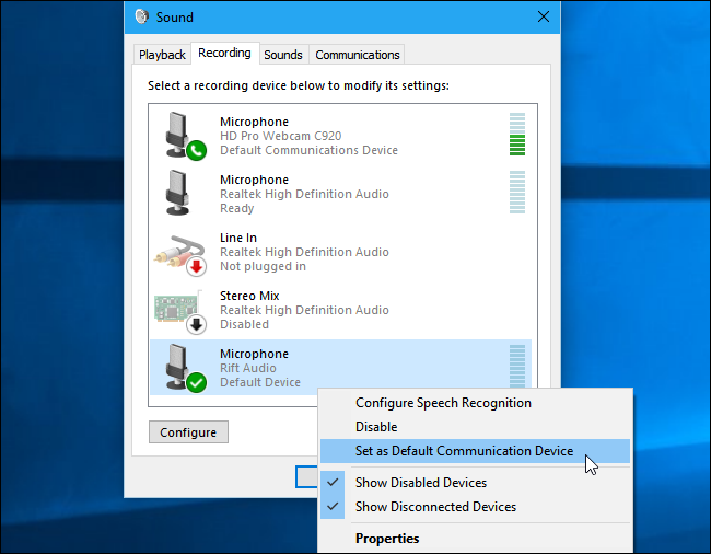 How to Change Your Audio Playback and Recording Devices on Windows