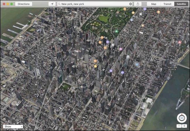 How to See Public Transit Routes or Satellite Images in Apple Maps