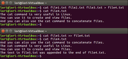 How To Combine Text Files Using The cat Command In Linux