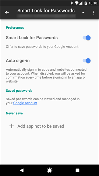 How To Block Certain Android Apps From Syncing Passwords With Smart Lock