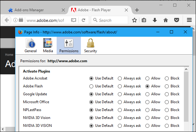 How to Control Which Websites Can Use Flash in Any Browser