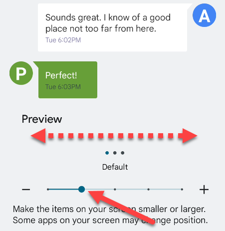 How to Change the Size of Text, Icons, and More in Android