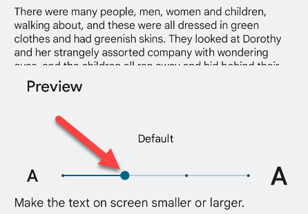How to Change the Size of Text, Icons, and More in Android