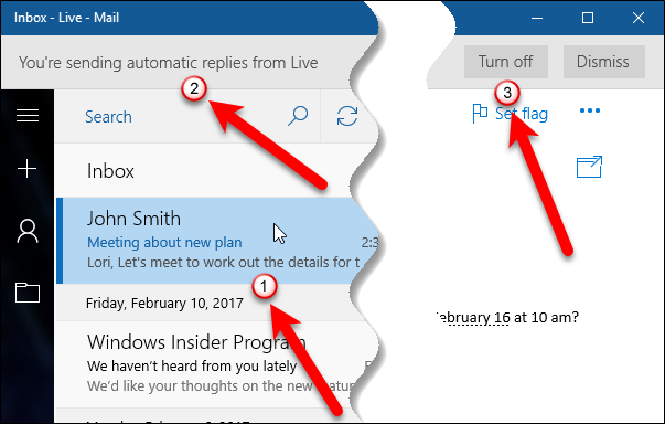 How to Set Up an Out of Office Reply in Windows 10 Mail