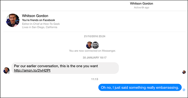 How to Delete a Facebook Message