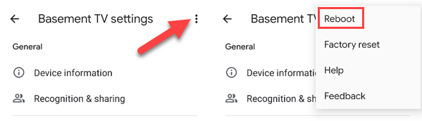 How to Reboot or Factory Reset Your Google Chromecast