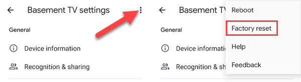 How to Reboot or Factory Reset Your Google Chromecast