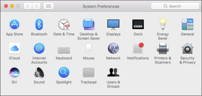 How to Change the Layout of macOS' System Preferences