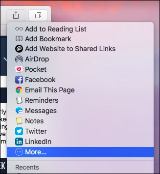 How to Customize the Share Menu on macOS