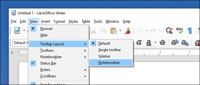 How to Enable The Experimental "Ribbon" Interface in LibreOffice