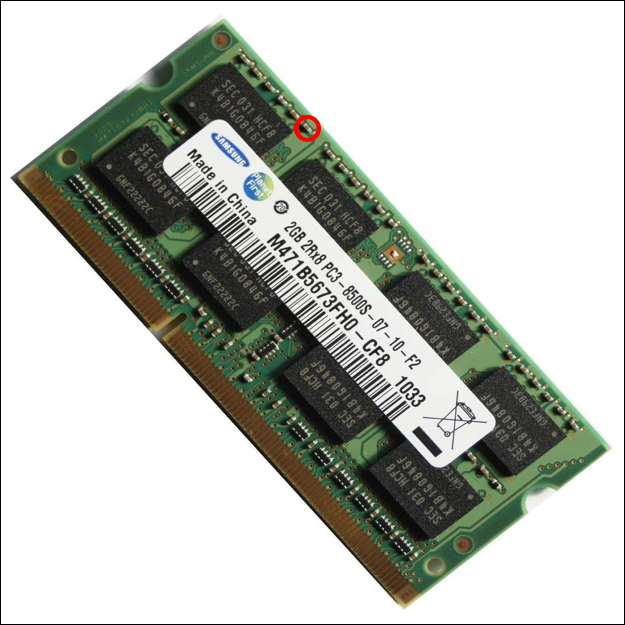 What Are the Little Gray-Capped Things on RAM Modules?
