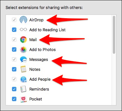 How to Customize the Share Menu on macOS