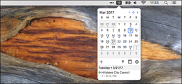 How To Add A Drop Down Calendar To The MacOS Menu Bar Clock
