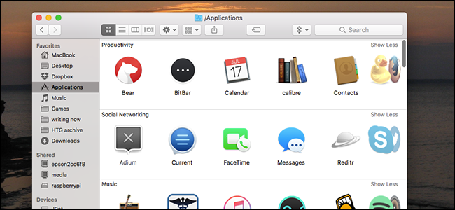 How to Sort macOS Applications by Category in the Finder
