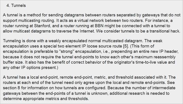 Why Is a Network Tunnel Called a "Tunnel"?