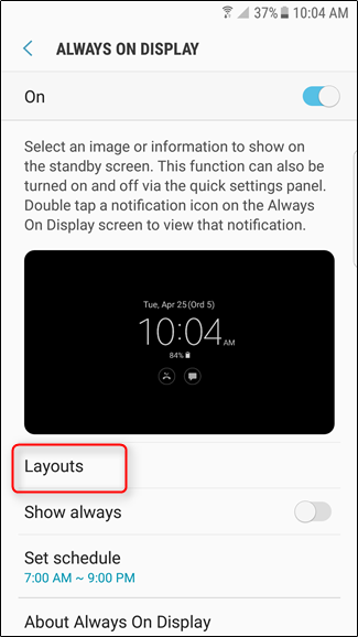 How to Disable Always-On Display on Samsung and LG Android Phones