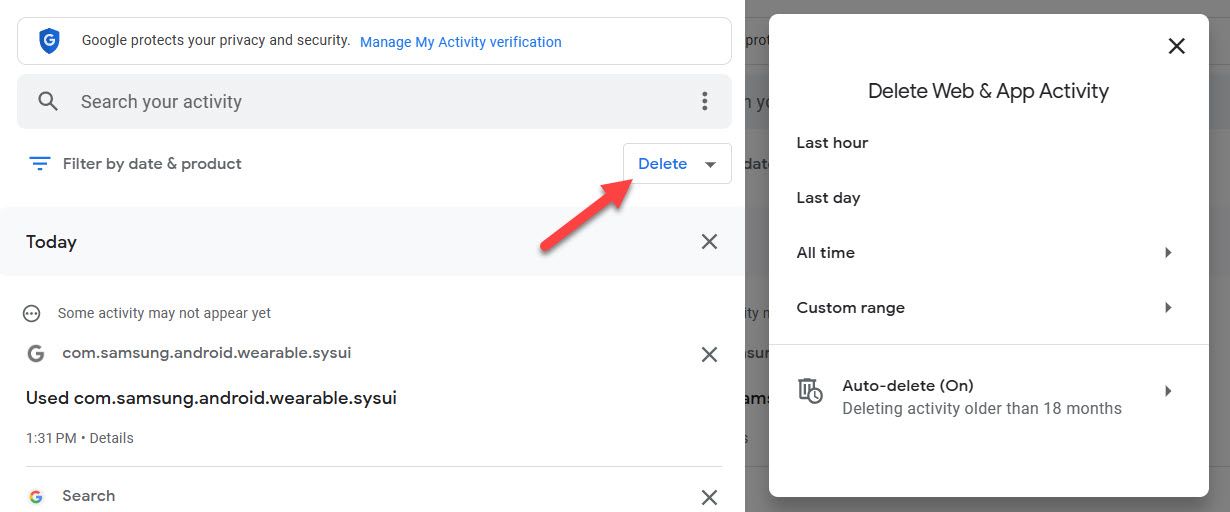 How to Clear Google Search History