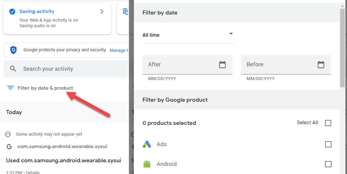 How to Clear Google Search History