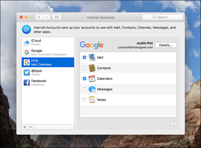 How to Add Google, Exchange, Facebook, and Other Accounts to macOS