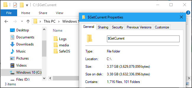 What Are the $GetCurrent and $SysReset Folders, and Can You Delete Them?