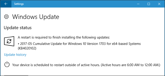 How To Set Active Hours So Windows 10 Wont Restart At A Bad Time