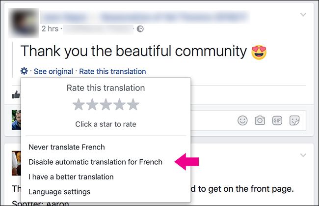How to Stop Facebook from Automatically Translating Posts