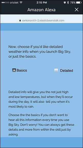 How to Get More Detailed Weather Info From Alexa