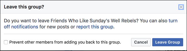 How to Leave a Facebook Group