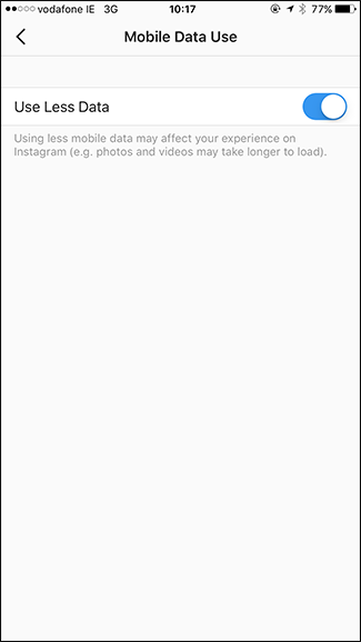 How to Make Instagram Use Less Data