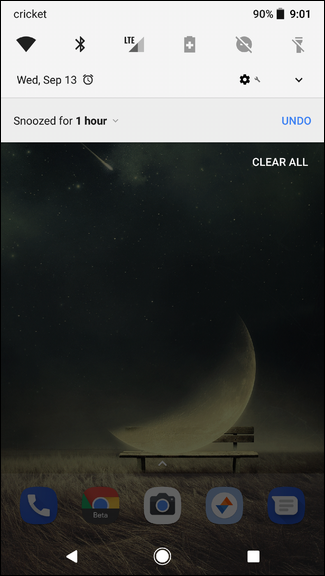 How to Snooze Notifications in Android Oreo