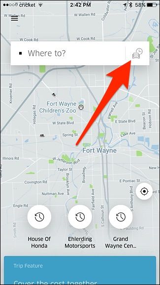 How to Schedule an Uber Ride for the Future