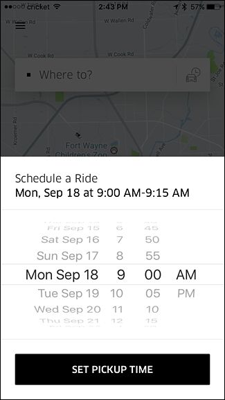 How to Schedule an Uber Ride for the Future