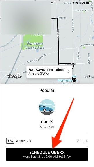 How to Schedule an Uber Ride for the Future