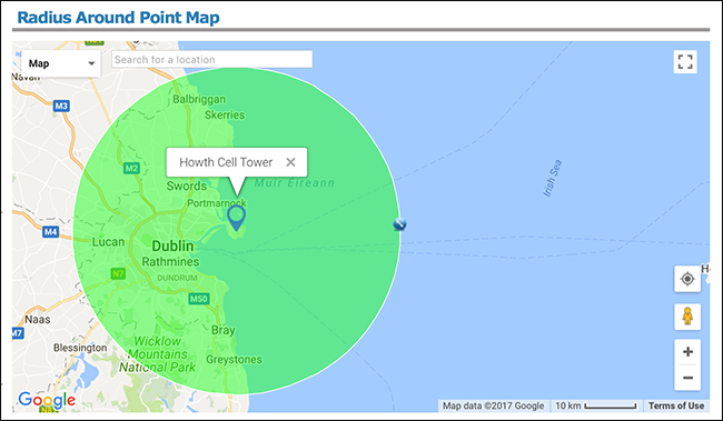 How to Find Out What Places Are a Specific Distance From You