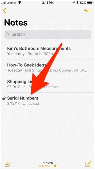 How to Password Protect Notes on the iPhone