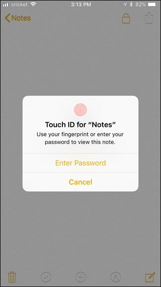 How to Password Protect Notes on the iPhone