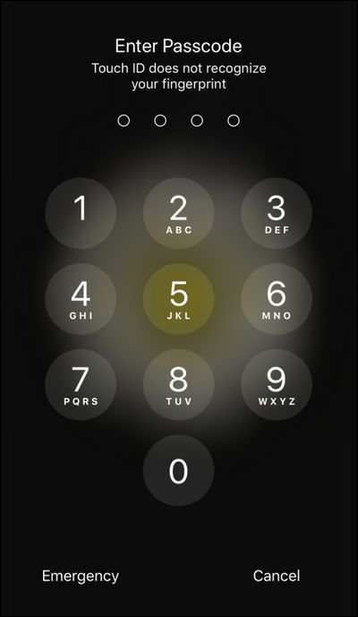 How to Temporarily Disable Touch ID and Require a Passcode in iOS 11