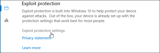 How Windows Defender's New Exploit Protection Works (and How to ...