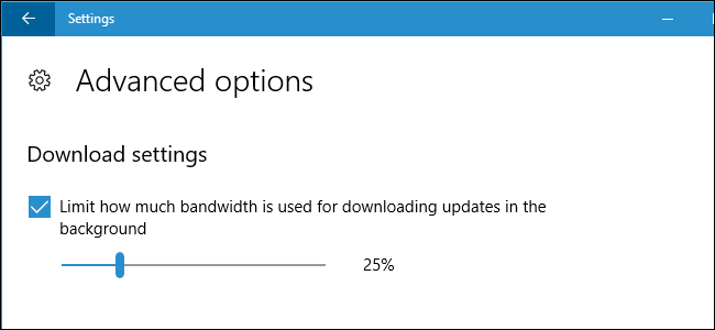 How to Limit Windows Update's Download Bandwidth on Windows 10