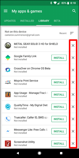 How to Find a List of Every App You've Installed from Google Play
