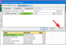 How To Highlight A Row In Excel Using Conditional Formatting