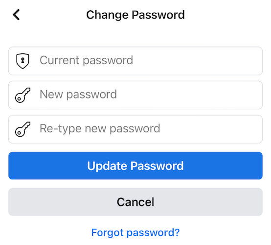 How to Change Your Facebook Password
