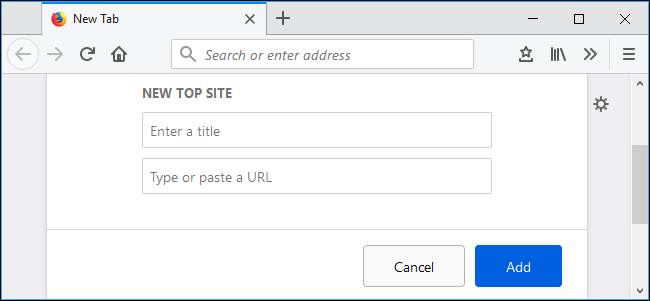 How to Change or Customize Firefox's New Tab Page