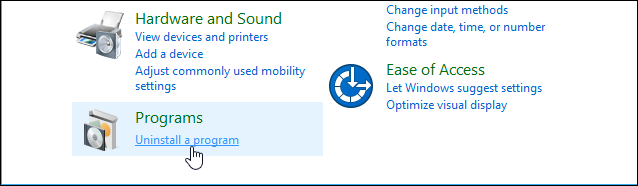 How to Get to the Old Uninstall Programs Panel on Windows 10