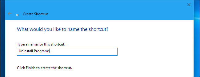 How to Get to the Old Uninstall Programs Panel on Windows 10