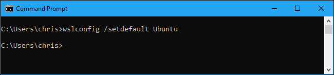How to Set Your Default Linux Distribution on Windows 10