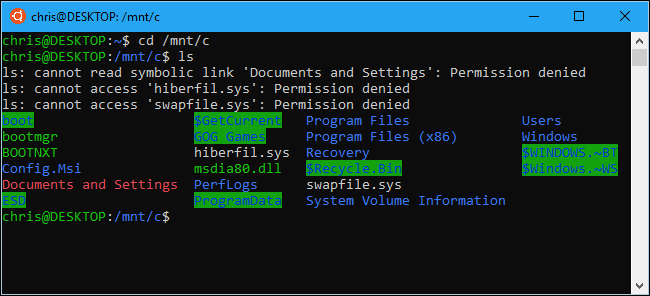 How To Access Your Ubuntu Bash Files In Windows And Your Windows System Drive In Bash