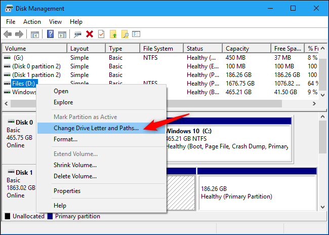 How to Hide a Recovery Partition (or Other Drive) in Windows