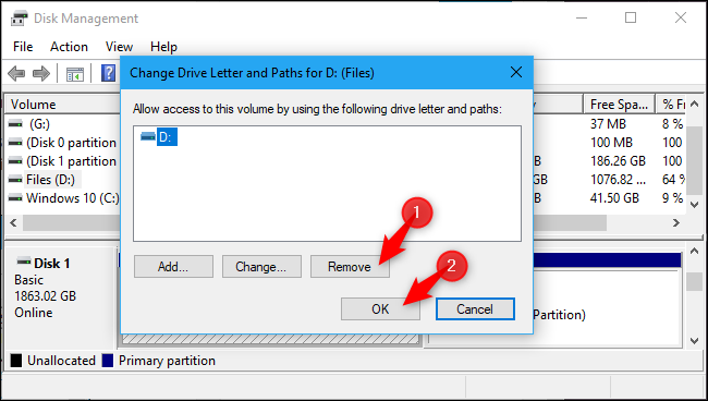 How to Hide a Recovery Partition (or Other Drive) in Windows